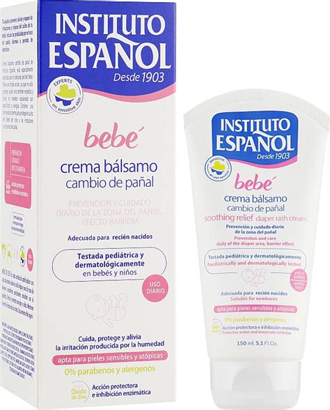 Instituto Espanol Bebe Sootthing Relief Diaper Rash Cream Крем от