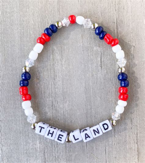 Cleveland Baseball Bracelets Guardians Inspired Baseball Etsy
