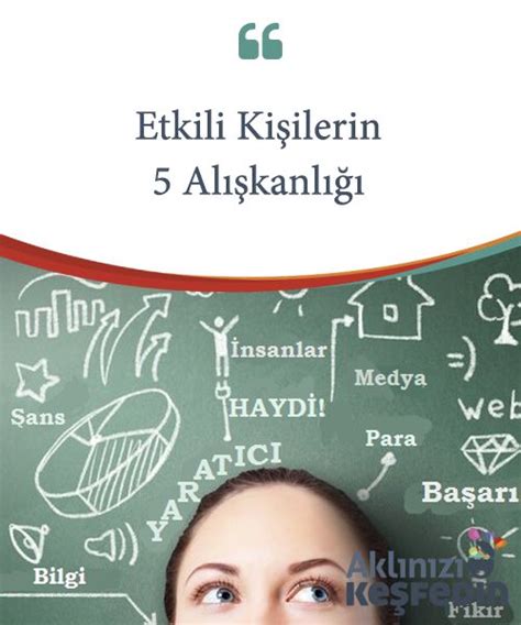 Etkili Kişilerin 5 Alışkanlığı 심리학
