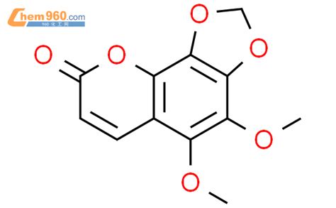 104196 74 9 8H 1 3 Dioxolo 4 5 h 1 benzopyran 8 one 4 5 dimethoxy CAS号