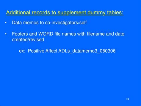 Ppt Why Dummy Tables Are Smart A Systematic Approach To Data Analysis For Your Msc Thesis