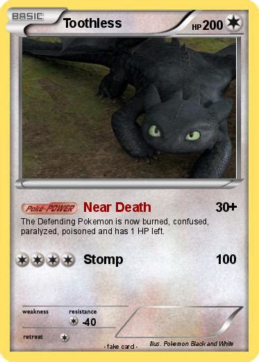 Pokémon Toothless 196 196 Near Death My Pokemon Card