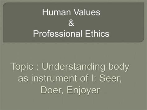 Universal Human Value Pptx
