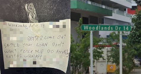 39 Y O Ah Long Arrested For Harassing Debtor Better Come Out Dont