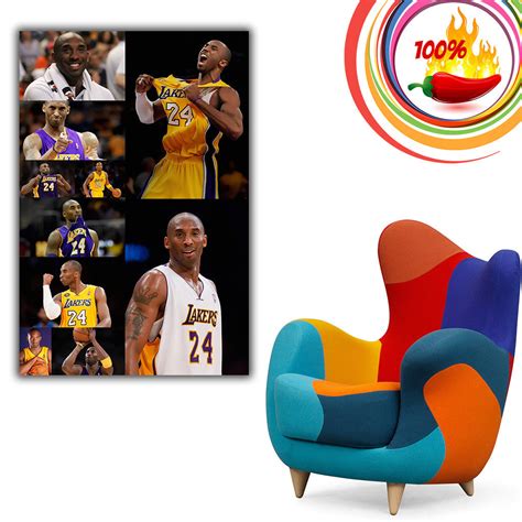 Kobe Bryant Set Los Angeles Lakers Basketball Nba Poster 89 My Hot