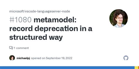 Metamodel Record Deprecation In A Structured Way Issue 1080
