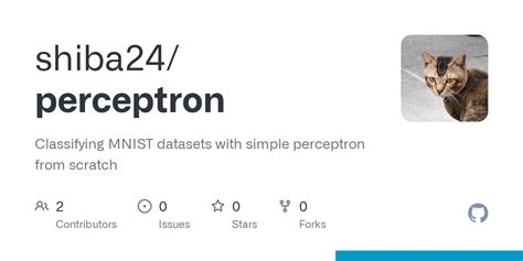 Github Shiba24perceptron Classifying Mnist Datasets With Simple