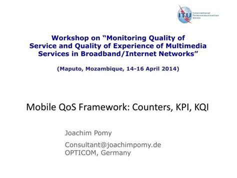Ppt Mobile Qos Framework Counters Kpi Kqi Powerpoint Presentation Id4729483