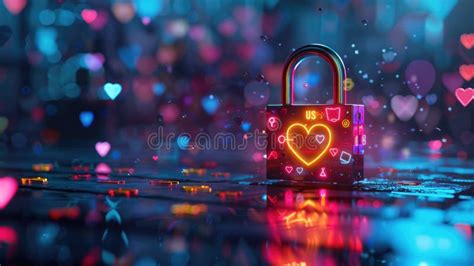 Digital Padlock Unlocks Releasing Joyful Icons On A Computer Desktop