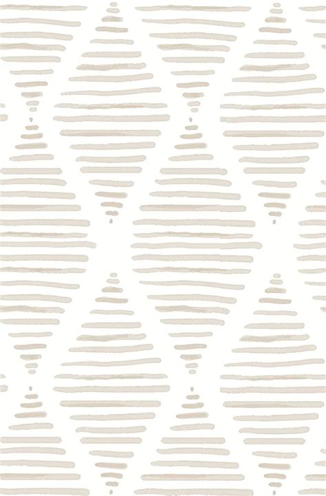 Papier Peint Auto Adh Sif Amovible Moderne Rayures Beige Et Blanc Pour