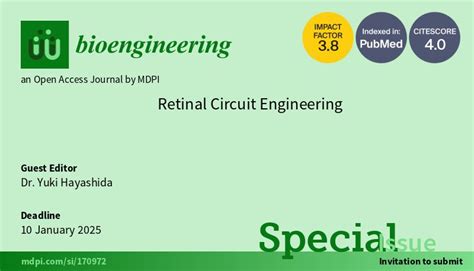 New Special Issue On Retinal Circuit Engineering Bioengineering Mdpi