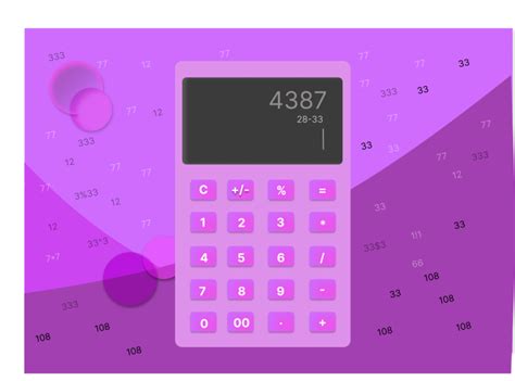 Calculator Ui By Vignesh M On Dribbble