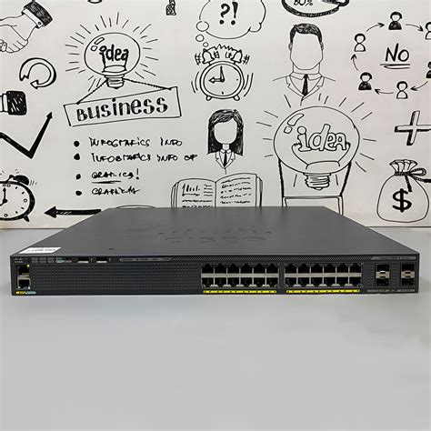 Cisco Ws C2960x 24ps L Managed Rackmount Poe Switch 24 Port