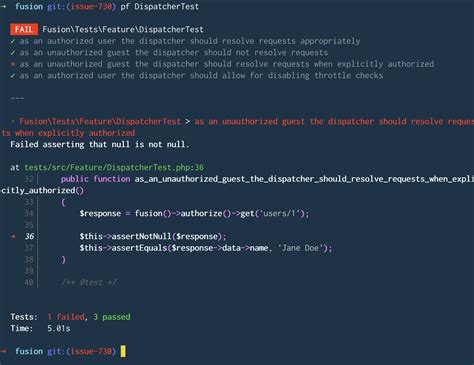 dispatcher test failing · issue 736 · fusioncms fusioncms · github
