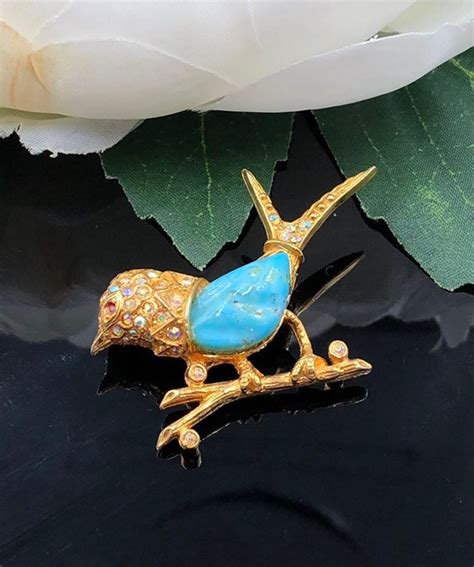 Vintage Blue Bird Gem