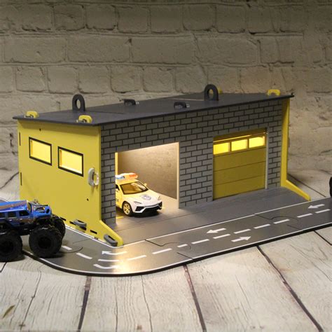 Toy Garage With Garage Doors