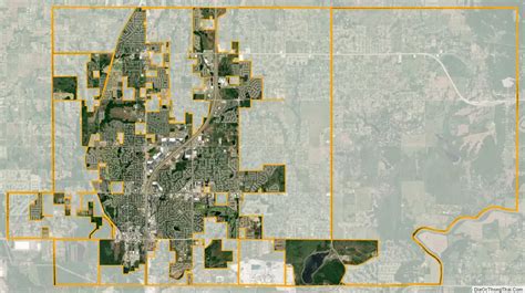 Map Of Owasso City Thong Thai Real