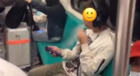 高雄男搭捷運「吸菸」！車廂內民眾全看傻眼 菸蒂丟地板被po網 社會 Nownews今日新聞