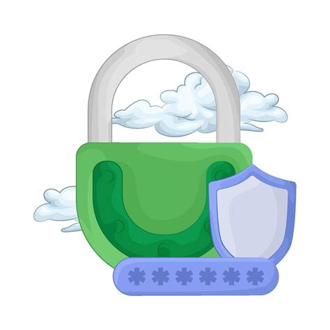 Illustration Of Password Protection 49619536 Vector Art At Vecteezy
