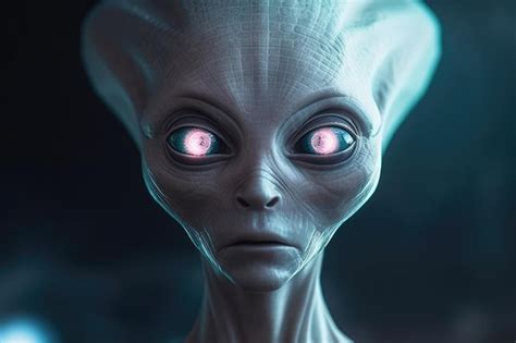 Premium Ai Image A Close Up Of A Alien