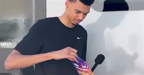 Victor Wembanyama réagit à sa note sur NBA K et il en est très content