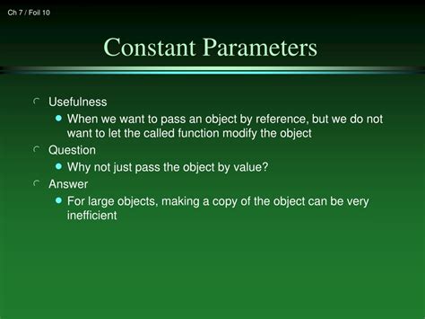 Ppt Advanced Parameter Passing Powerpoint Presentation Free Download