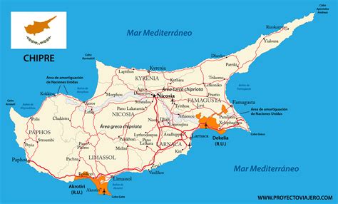 Mapas De Chipre El Paraíso En Conflicto En El Mediterráneo