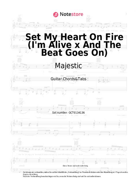 Set My Heart On Fire I M Alive X And The Beat Goes On Majestic The