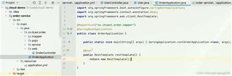 黑马学springcloud：微服务and服务拆分spring Cloud 项目 模块 划分 Csdn博客