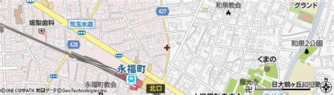 東京都杉並区永福4丁目3 21の地図 住所一覧検索｜地図マピオン