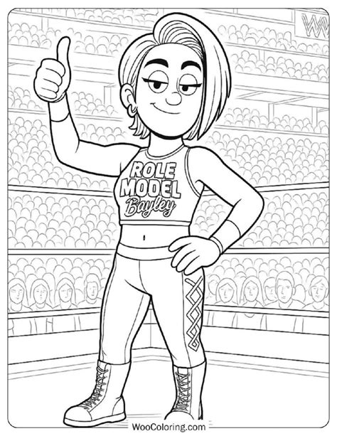 24 Wwe And Wrestling Coloring Pages Free Pdf To Print Woo Coloring