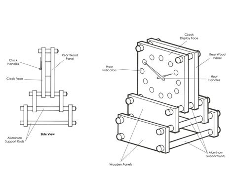 Clock Design Project By Andrew Lawrence At
