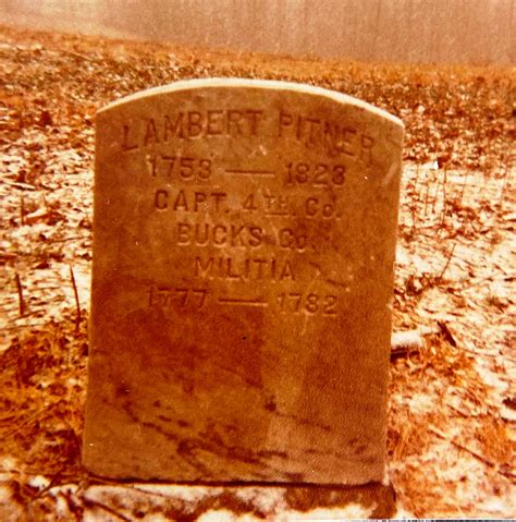 Capt Lambert Pitner 1753 1823 Find A Grave Memorial