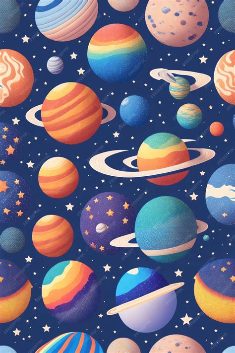 Premium Ai Image Space Pattern