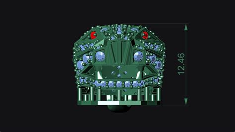 Pantera Panter Necklace 3d Model Cgtrader