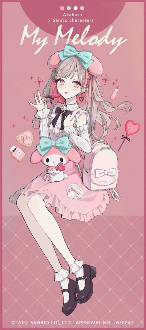 My Melody Onegai My Melody Drawn By Akakura Danbooru