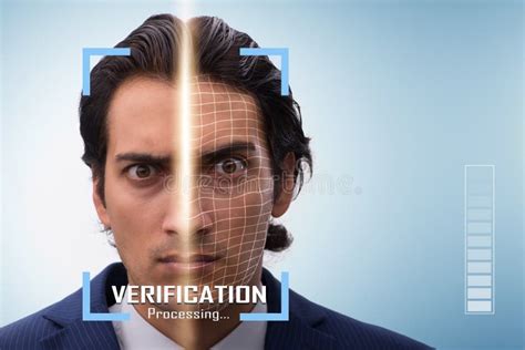 The Concept Of Face Recognition Software And Hardware Stock Image Image Of Hardware Laser