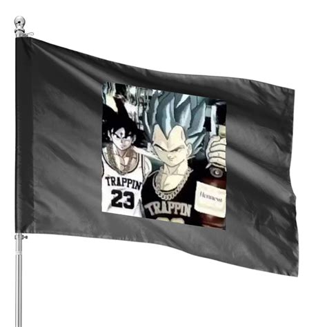 Goku And Vegeta Trappin Classic House Flag2282 Essential House Flags
