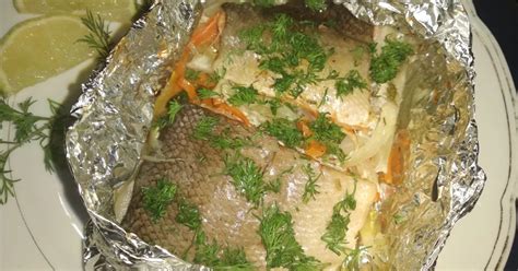 Рыба запечённая в фольге рецепт с фото пошаговый от Ирина Конышева ...