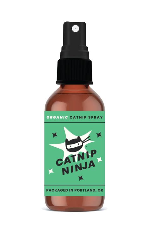 Catnip Ninja Organic Catnip Spray 2oz Etsy