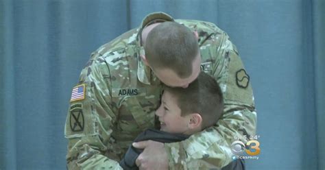 Soldier Comes Home And Surprises Son At School During Fake Assembly