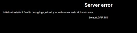 LemonLdap Bricked Server Error Support NethServer Community