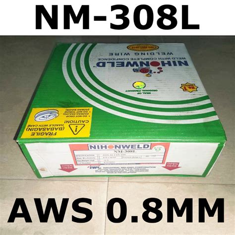 125 Kilo Nihonweld Stainless Mig Welding Wire Nm 308l Aws A59 Er 308l 08mm Ss Mig Weld