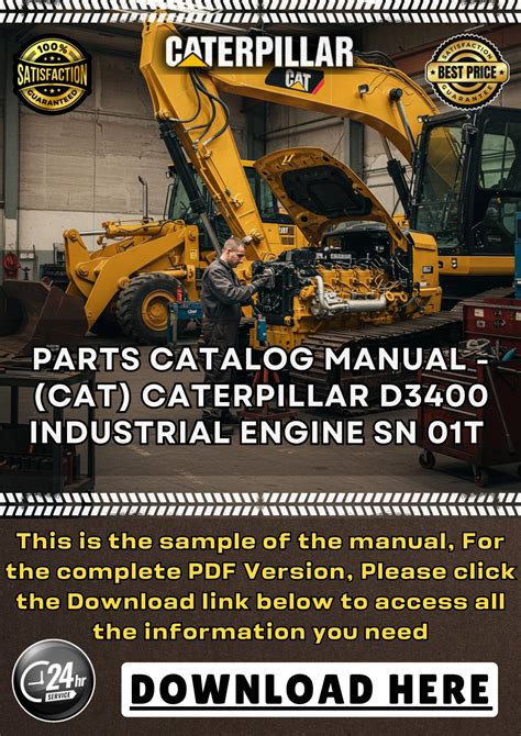 Parts Catalog Manual Cat Caterpillar D3400 Industrial Engine Sn 01t By E Books Issuu