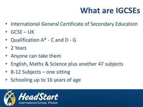 Igcse At Headstart 30th October Ppt Download