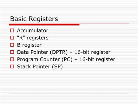 Ppt Assembler Language 8051 Powerpoint Presentation Free Download Id5645531
