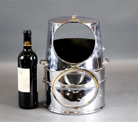 Chrome Yacht Binnacle Ritchie At 1stdibs
