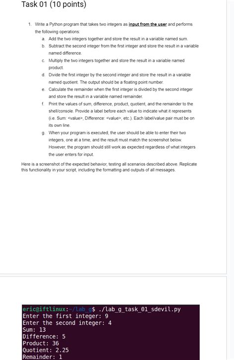 Solved Task 01 10 ﻿points ﻿task 02 10 ﻿pointswrite The