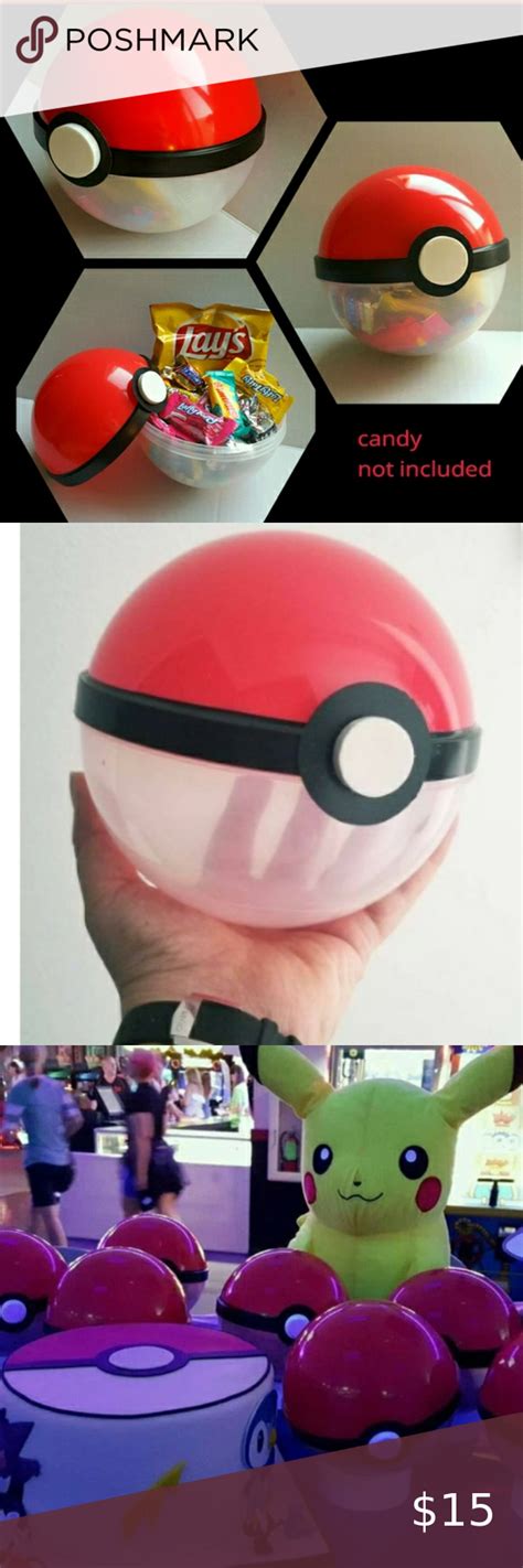 Pokeball Candy Container Pokeball Candy Containers Pokemon Candy