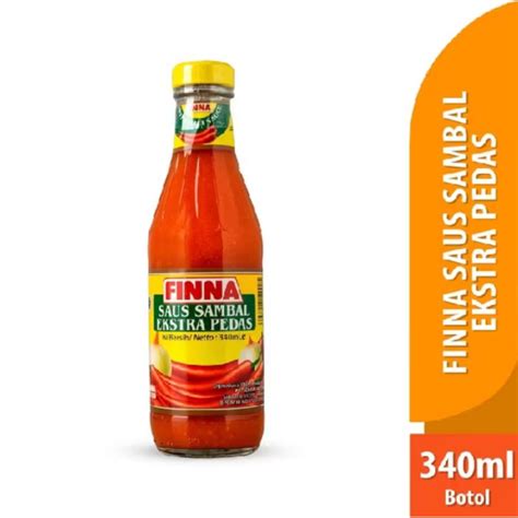 Jual Finna Saus Sambal Ekstra Pedas 340ml Shopee Indonesia
